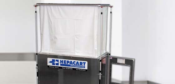 Hepacart | Infection Control | Dust Containment Systems