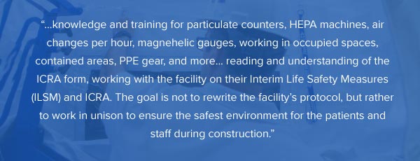What Contractors Need To Know About ICRA In A Healthcare Setting