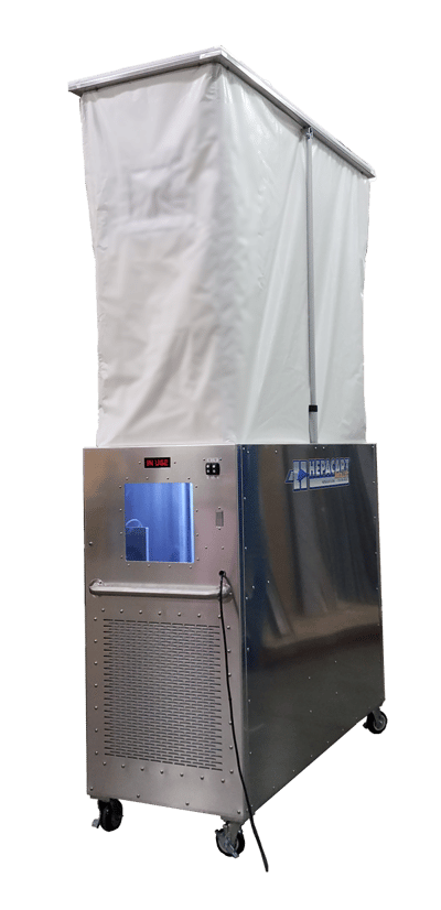 Mobile Carts for Ceiling Access, Wire Pulling, and Dust Control