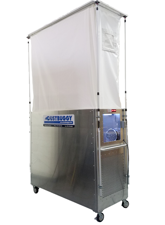 Mobile Carts for Ceiling Access, Wire Pulling, and Dust Control